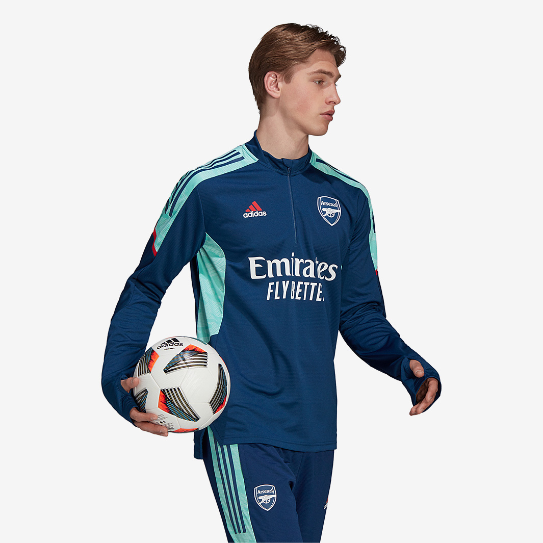 adidas Arsenal 21/22 Cup Training Top - Mystery Blue - Mens Replica