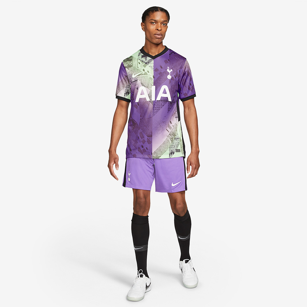 Nike Tottenham Hotspur 21/22 Third Stadium SS Shirt - Wild Berry/Black ...
