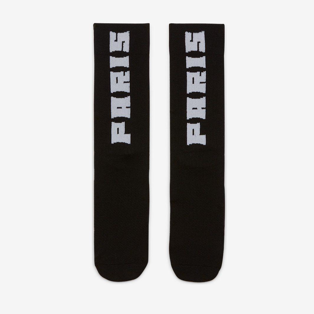 Nike Paris-Saint Germain 21/22 Crew Sock - Black/White/Dark Grey - Mens ...