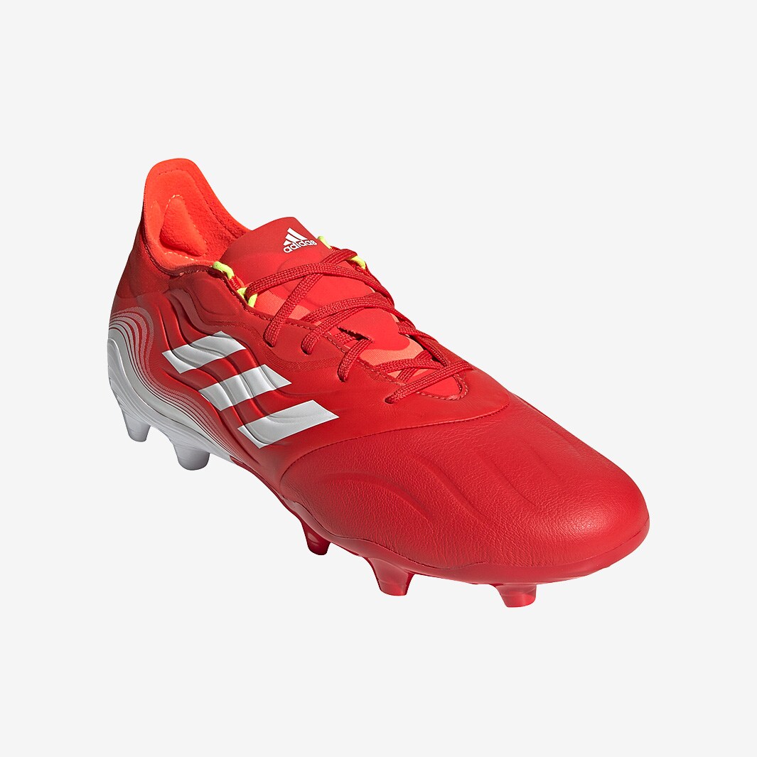 adidas Copa Sense .2 FG - Red/White/Solar Red - Mens Boots