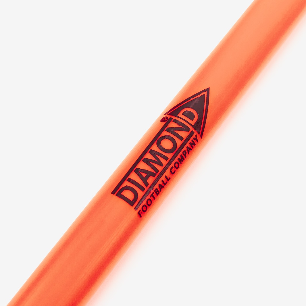 Diamond 1M Agility Pole Set (10 In A Carry Bag) - Orange - Coaching Aids