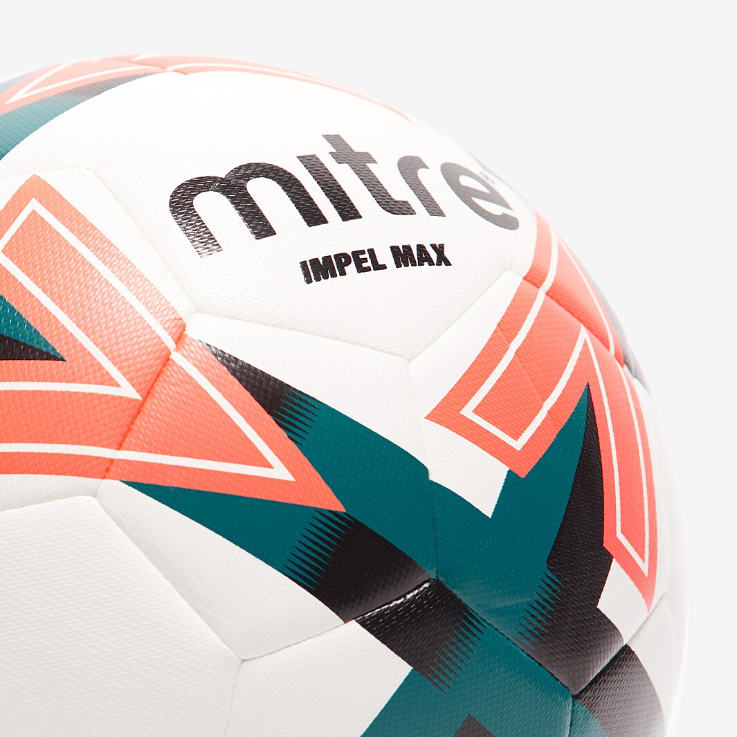 Balón Mitre 21 Impel Max - Blanco/Negro/Blood Naranja/Verde - Blanco ...