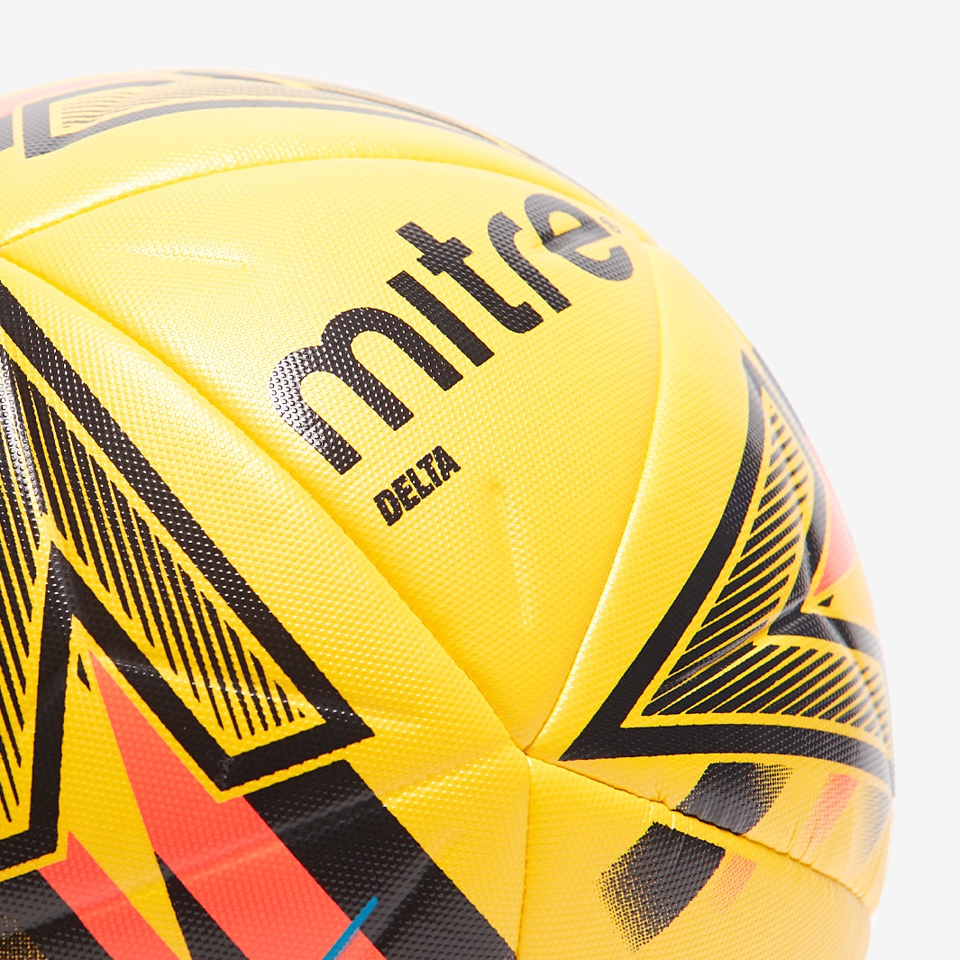 Pallone Mitre 21 Delta One - Giallo/Nero/Verde Pitch - Palloni | Pro ...
