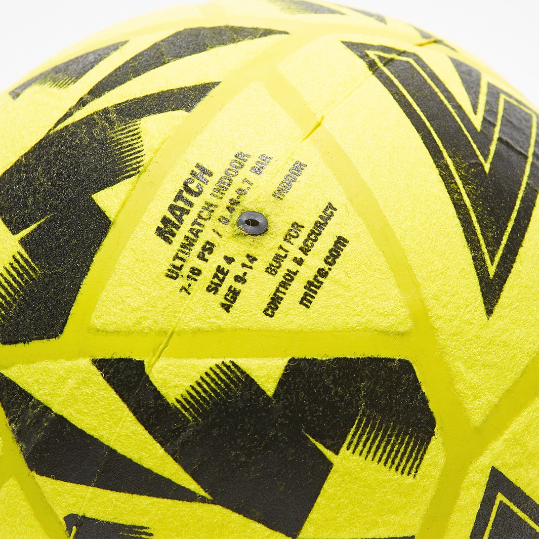 Mitre 21 Ultimatch Indoor Football - Yellow/Black - Footballs | Pro ...