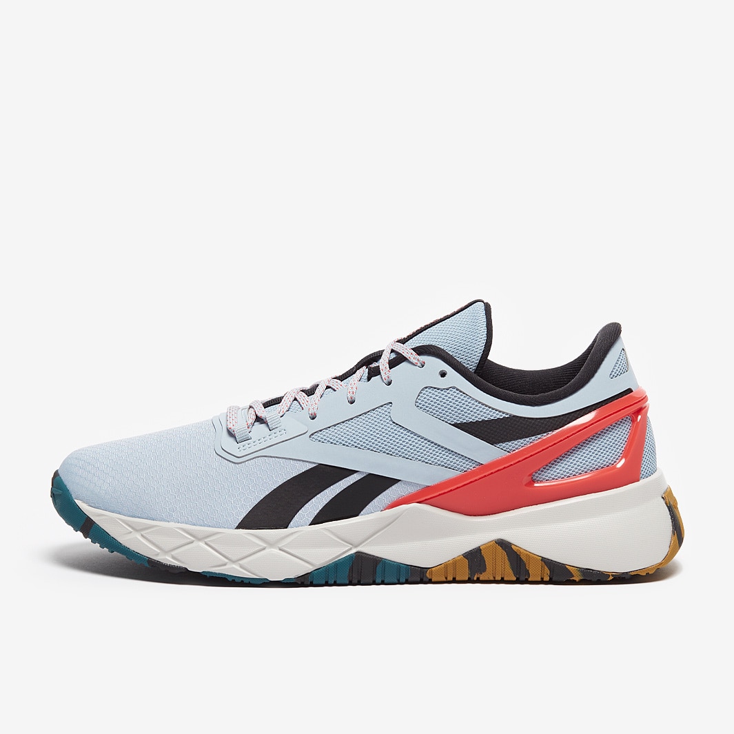 Reebok Nanoflex TR - Gable Grey/Core Black/Neon Cherry - Mens Shoes