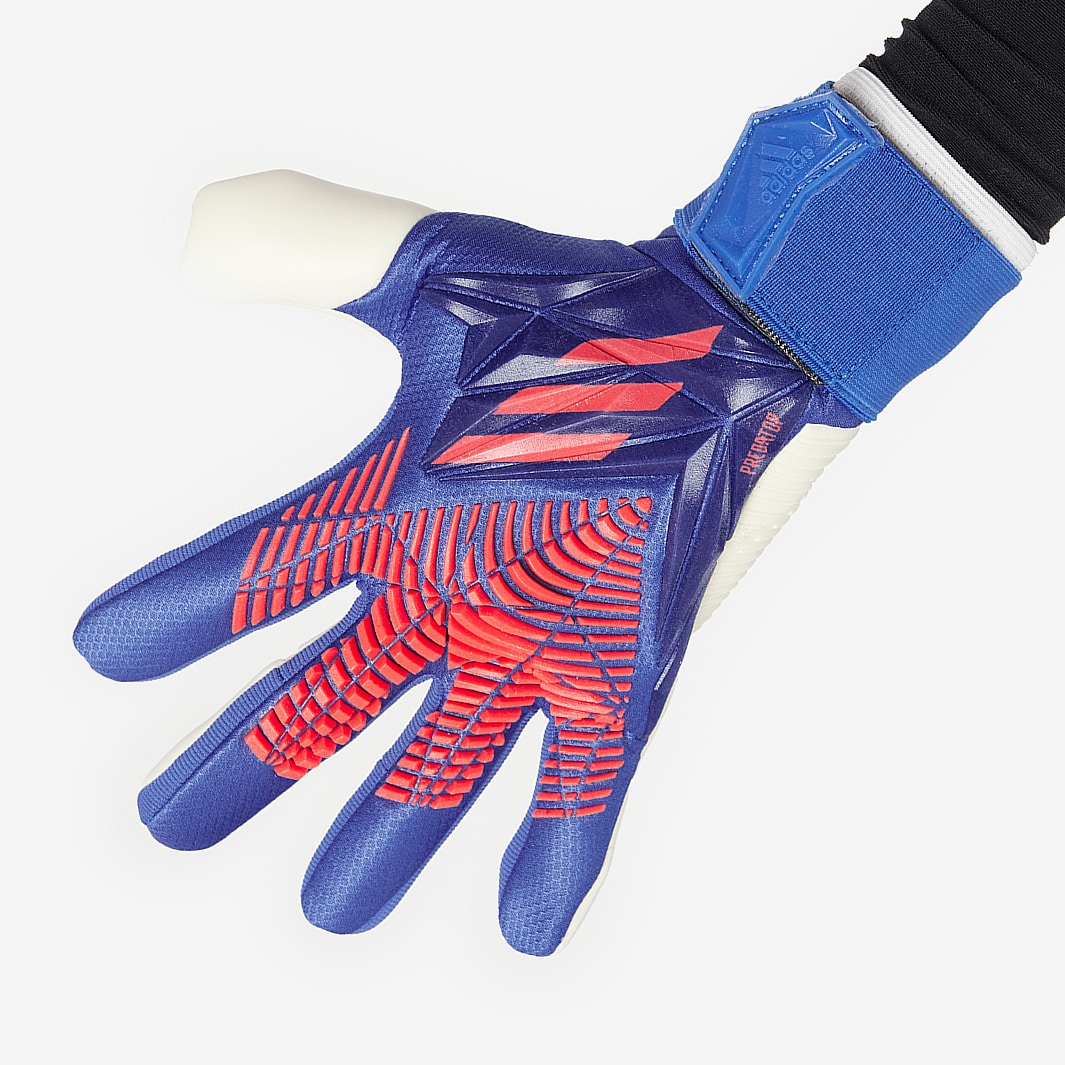 adidas Predator Competition - Hi-Res Blue /Turbo/White - Mens GK Gloves ...