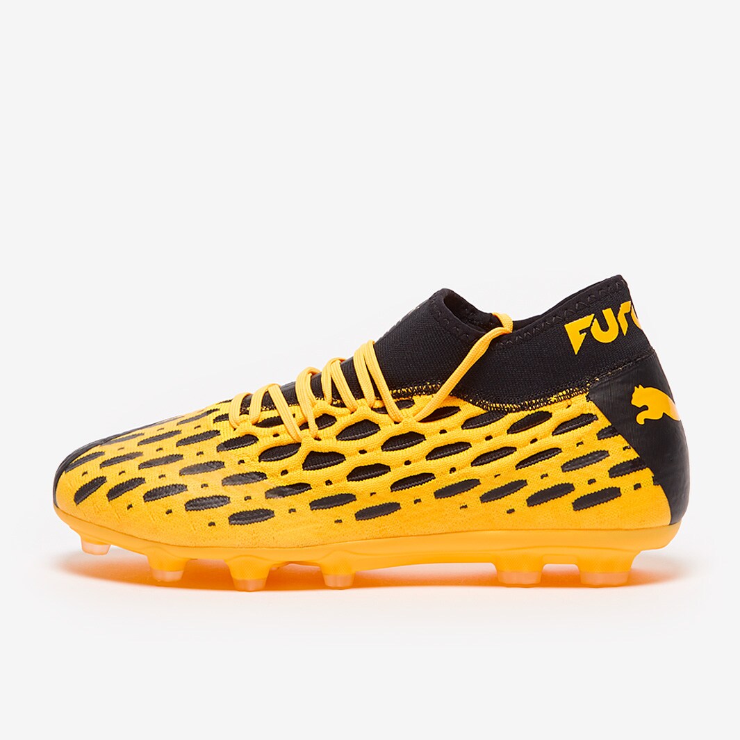 PUMA Future 5.2 Netfit FG - Ultra Jaune/Noir PUMA - Ultra Jaune/Noir PUMA - Terrain ferme ...