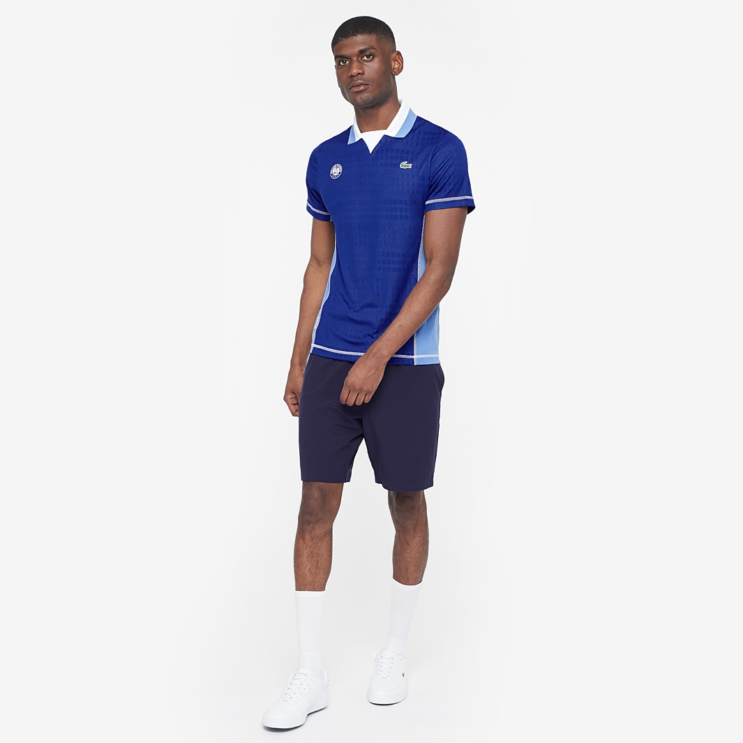 Lacoste Roland Garros Performance Polo - Dark Blue - Mens Clothing