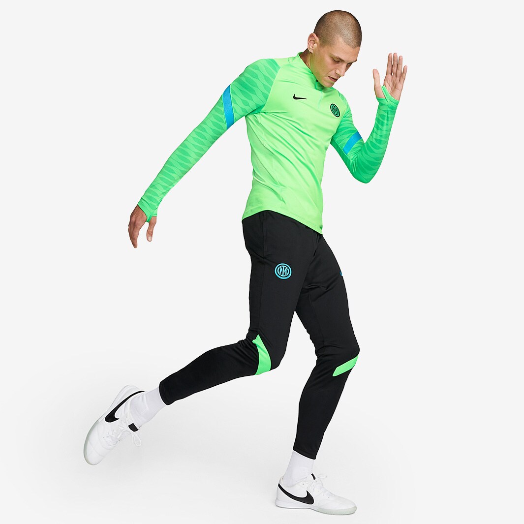 Top Nike Inter Milano 21/22 Dri-FIT Strike Drill - Verde Strike/Blu ...