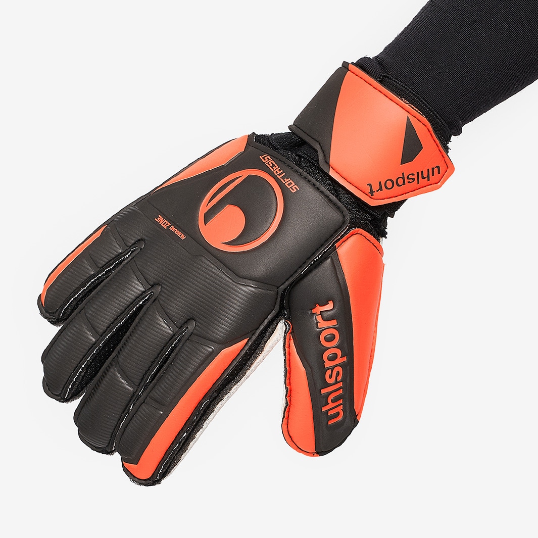 Uhlsport Soft Resist Flex Frame - Nero/Arancione Fluo/Bianco - Guanti ...