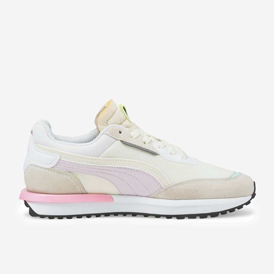 Puma Womens City Rider - Marshmallow-Puma White-Lavender Fog - Trainers ...