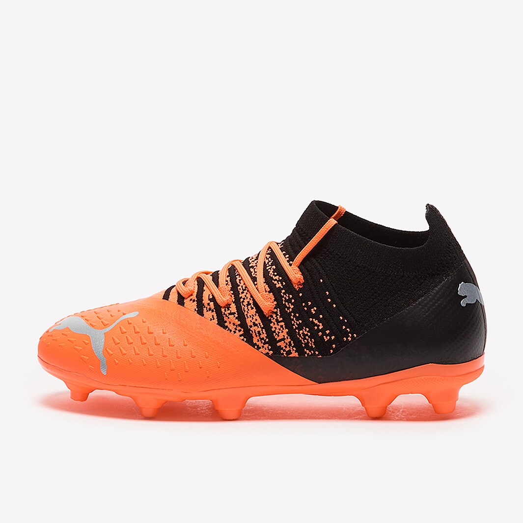 Puma Future Z 3.3 FG/AG para niños - Neon Cítrico/Plateado Diamante ...