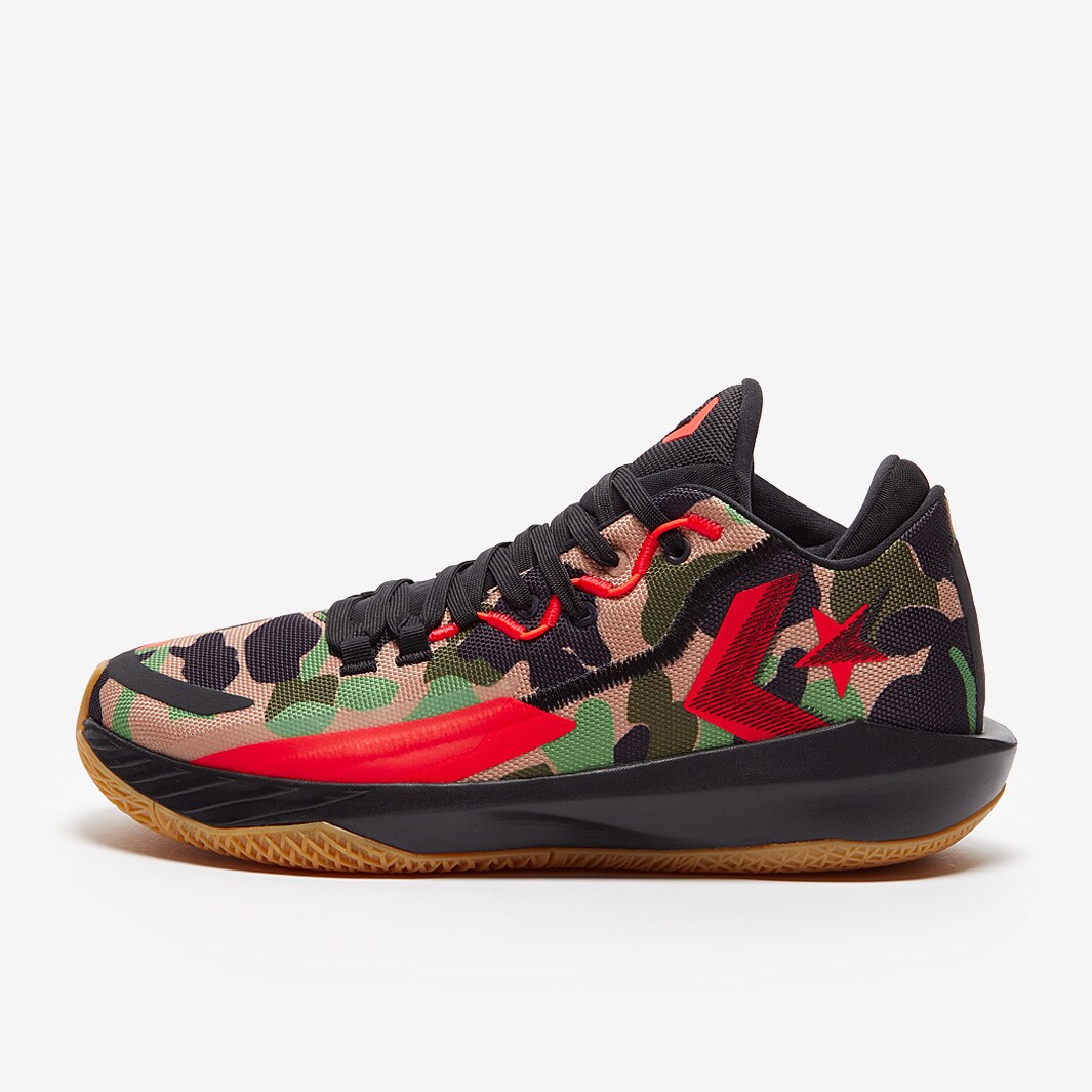 Converse All Star BB Jet - Black/Bright Crimson/Gum - Mens Shoes