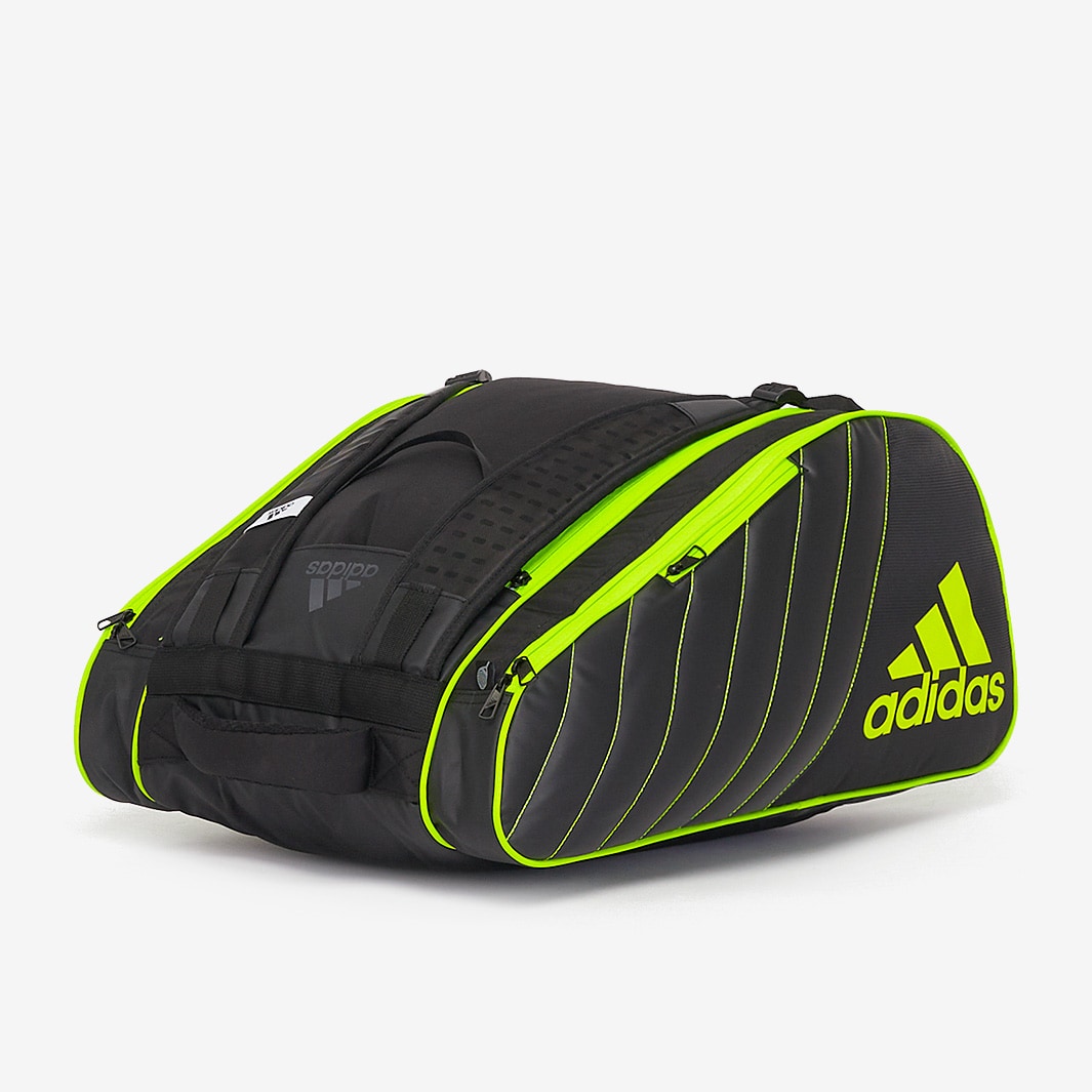 adidas Pro Tour Racket Bag - Black/Lime - Padel Bags