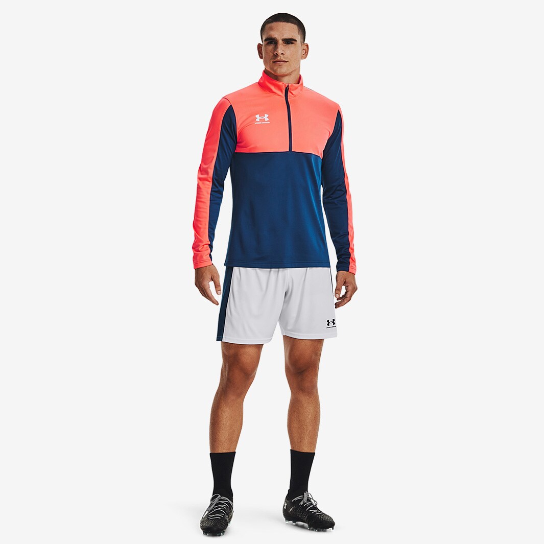 Under Armour Challenger Midlayer - Deep Sea/Electric Tangerine/White ...