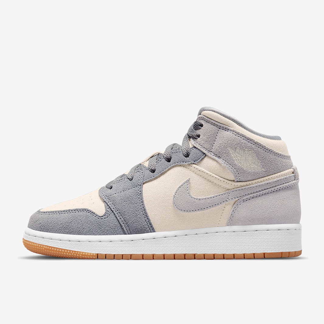 Jordan Jungen Air Jordan 1 Mid SE (GS) - Coconut Milk/Coconut Milk ...