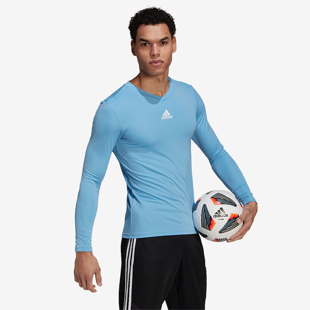 adidas Team Base Tee 21 - Team Light Blue - Mens Base Layer