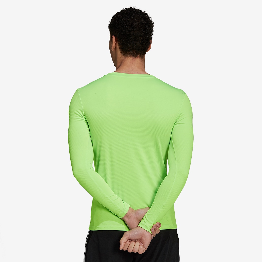 adidas Team Base Tee 21 - Team Solar Green - Mens Base Layer