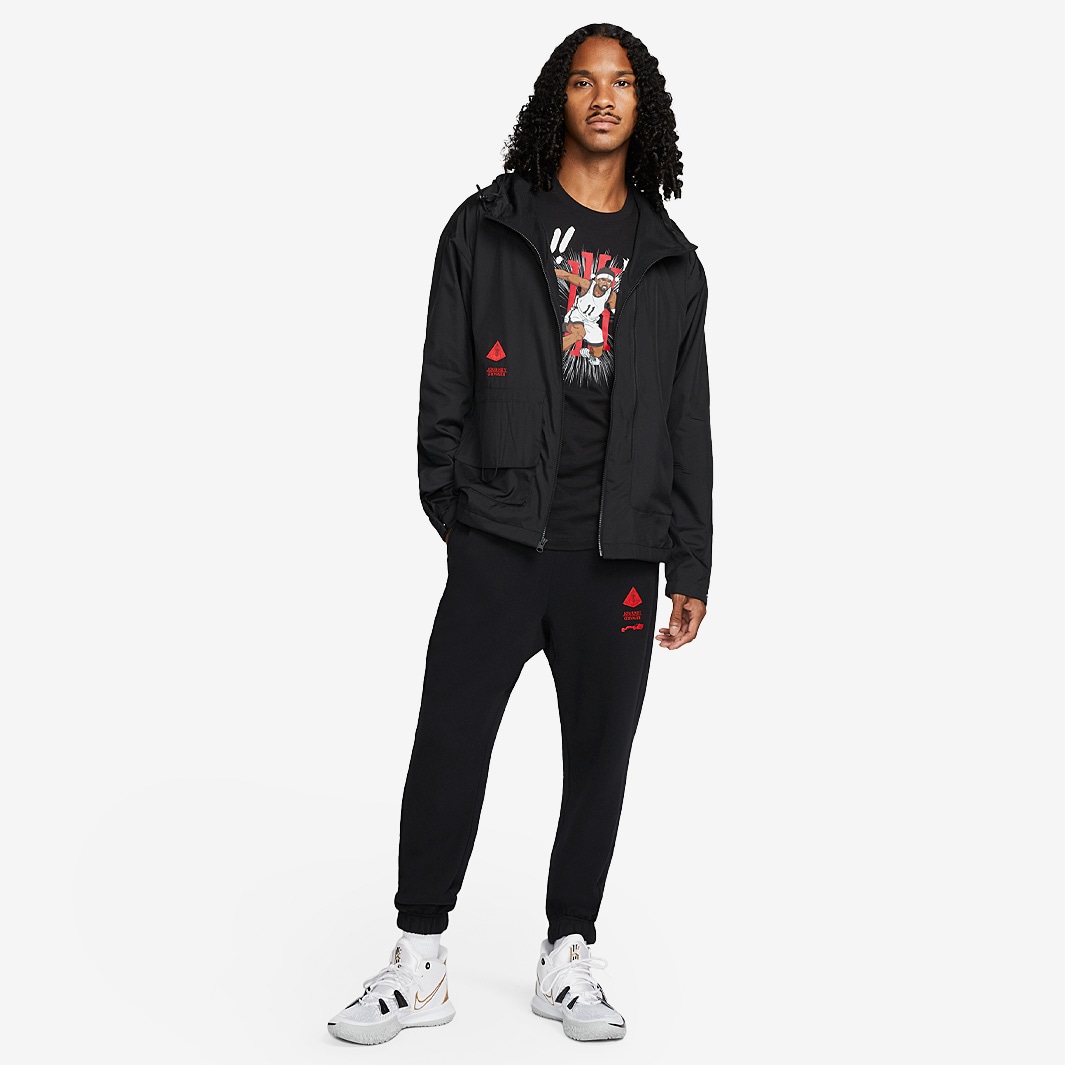 Nike Kyrie Irving Lightweight Jacket - Black/Black/Black/Chile Red ...