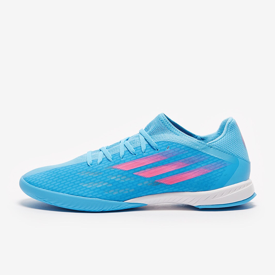 adidas X Speedflow.3 IN - Sky Rush/Team Shock Pink/White - Mens Boots