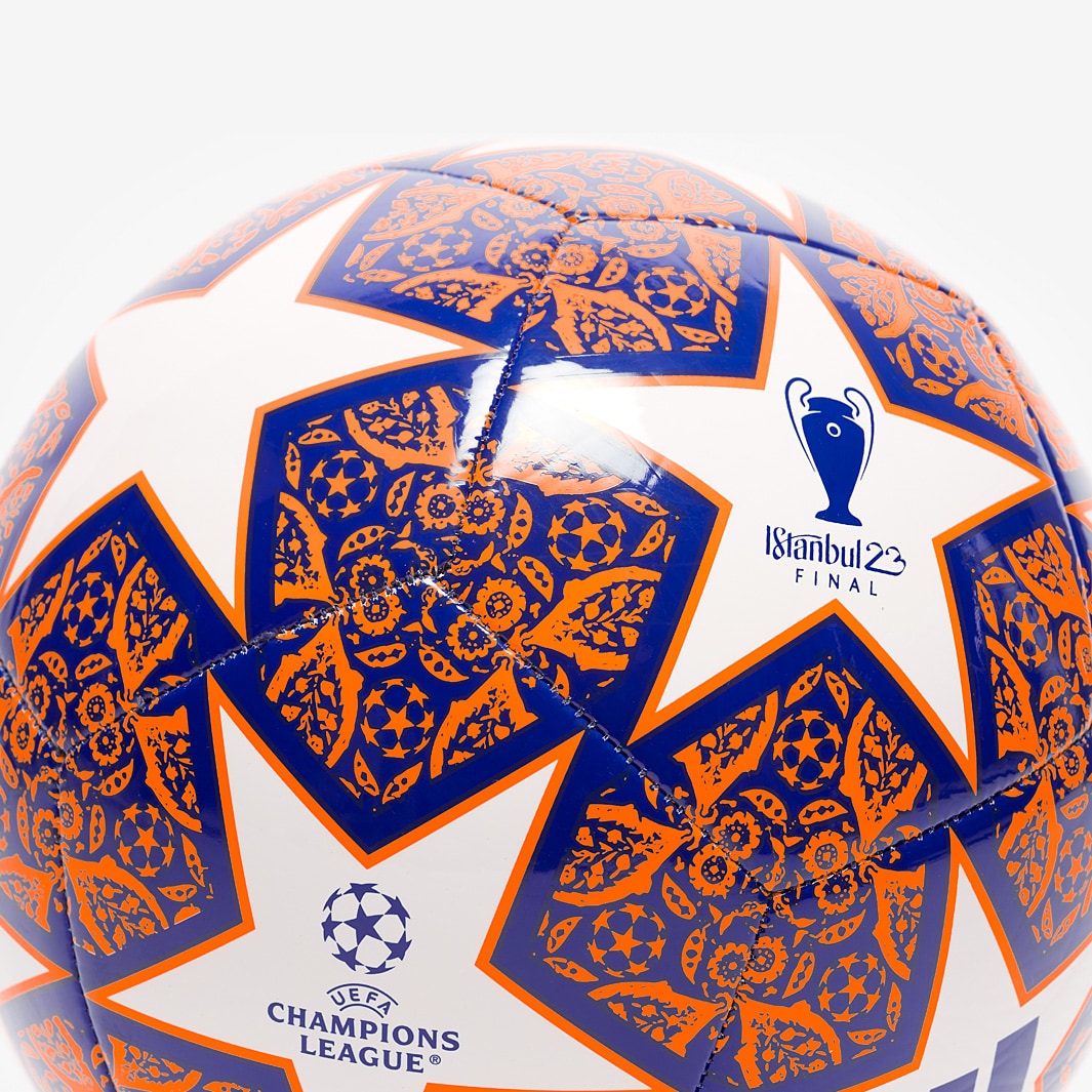 adidas 2023 UEFA Champions League Club Ball - White/Black/Gold Met. - Footballs