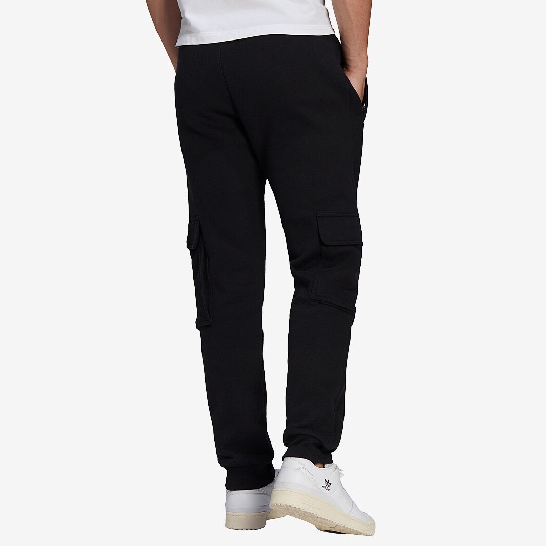 adidas Originals Essentials Cargo Pant - Black - Bottoms - Mens Clothing