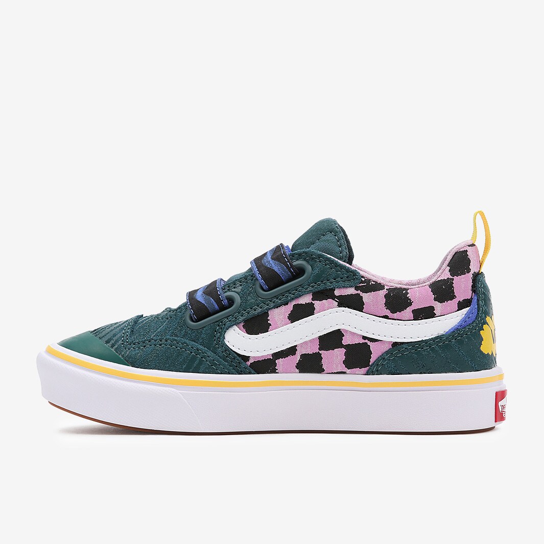 Vans UY ComfyCush New Skool Velcro - Crayola - Trainers - Boys Shoes
