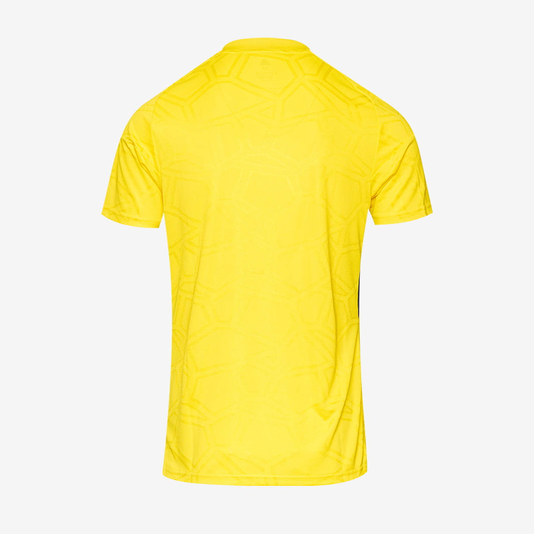 adidas Condivo 22 SS Matchday Shirt - Team Yellow/Black - Mens Football ...