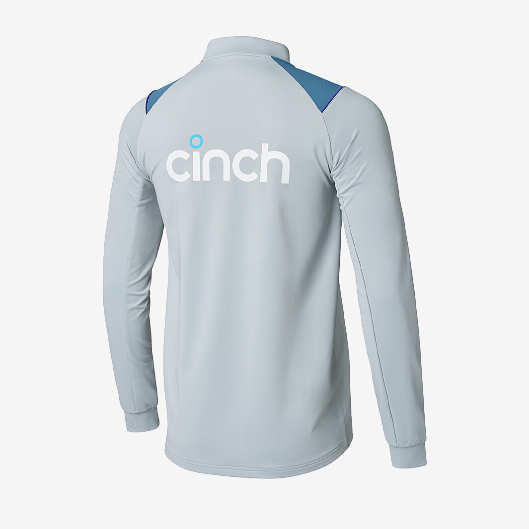 Castore ECB England Training 1/4 Zip - Grey - Cricket Replica