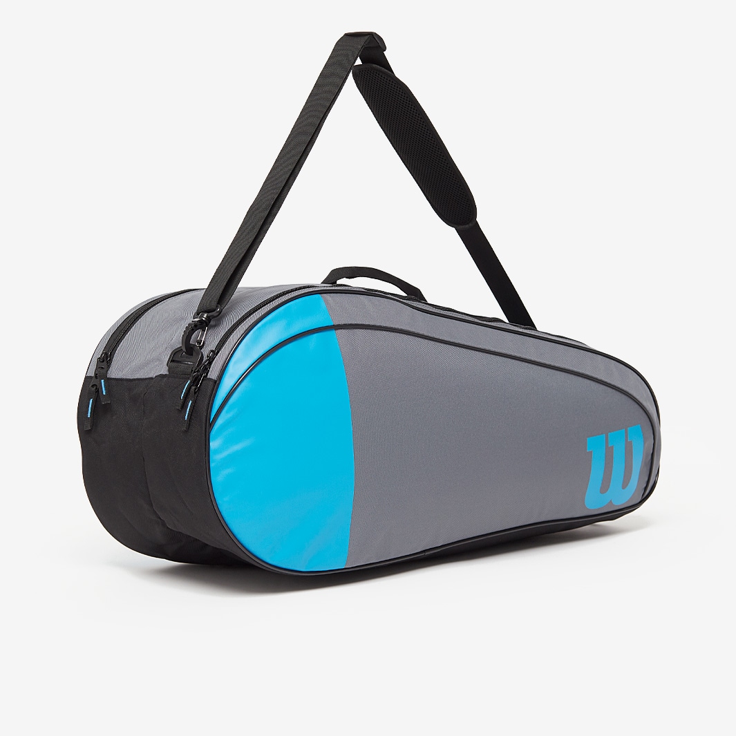 Wilson Team 6 Racket Bag - Blue/Grey - Bags & Luggage
