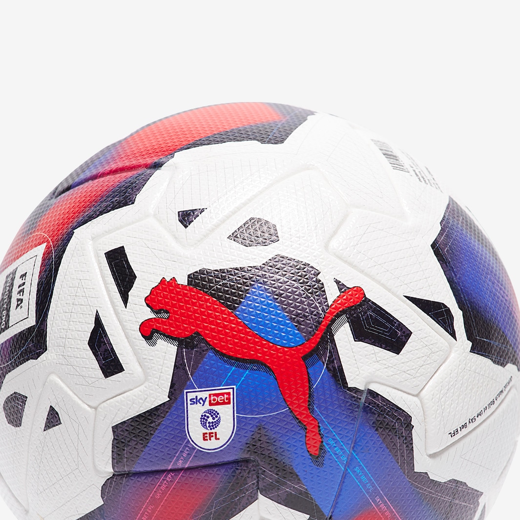 Puma Orbita 1 EFL Sky Bet Ball (FIFA Quality Pro) - Puma White/Puma Red ...