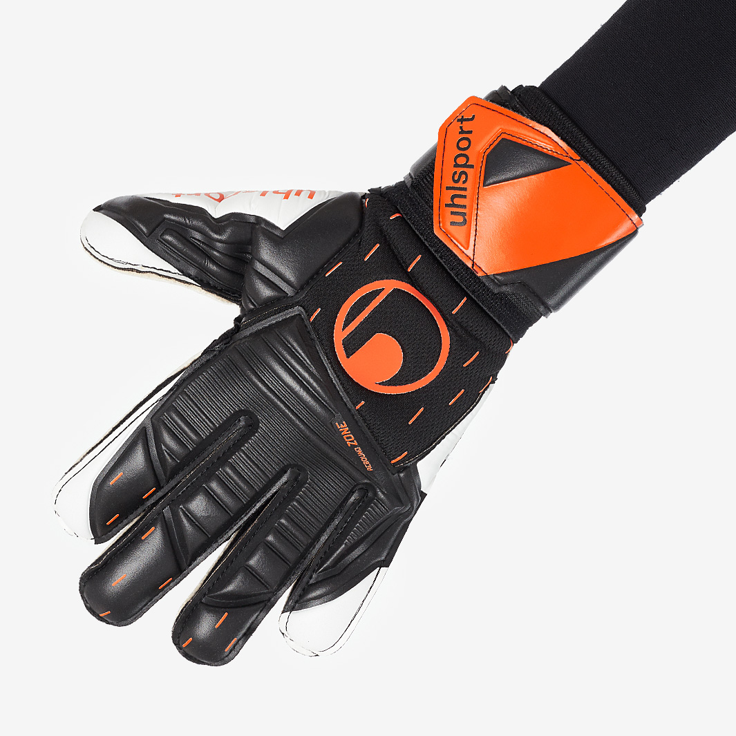 Uhlsport Speed Contact Supersoft - Black/White/Fluo Orange - Mens GK ...