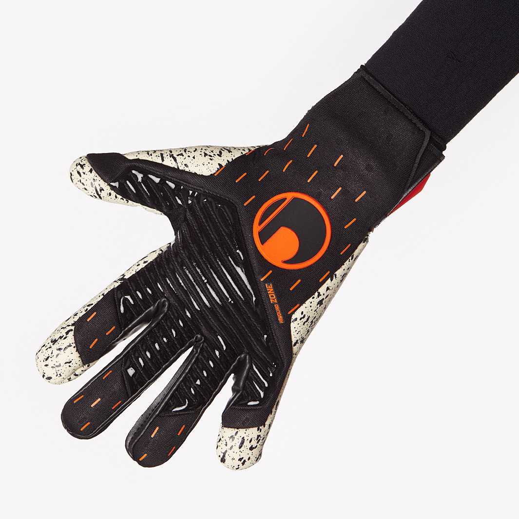 Uhlsport Kids Speed Contact Supergrip+ - Black/White/Fluo Orange ...