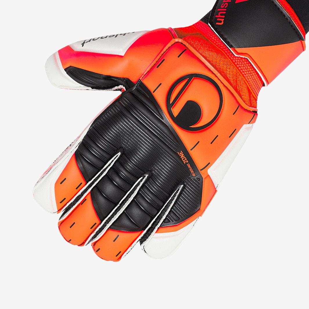 Uhlsport Soft Resist+ Flex Frame - Orange Fluo/Blanc/Noir - Gants de ...