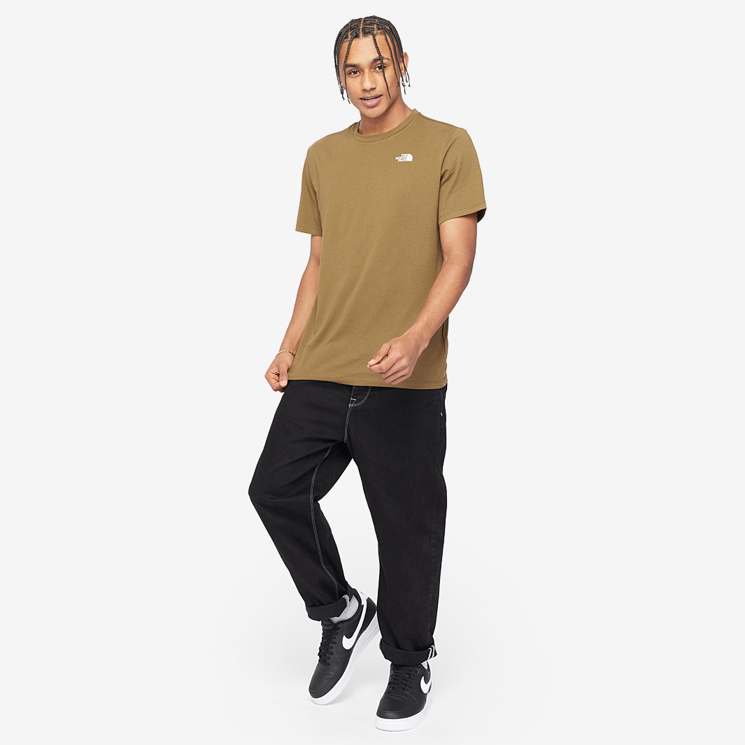 The North Face Foundation Left Chest Logo Tee - Military Olive - Tops ...