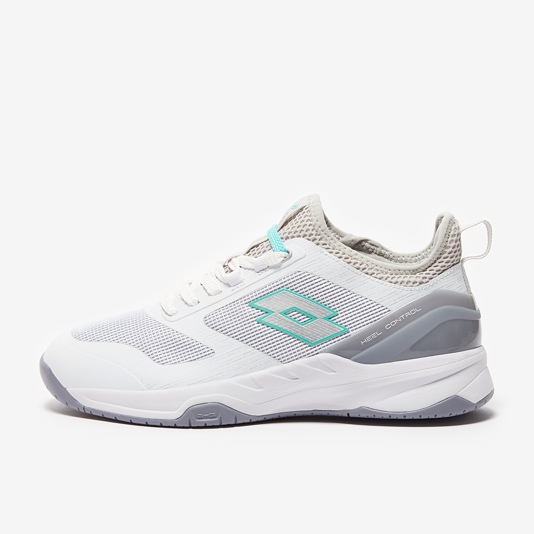 Lotto Womens Mirage 200 Speed - All White/Green/Quicksilver - Womens ...