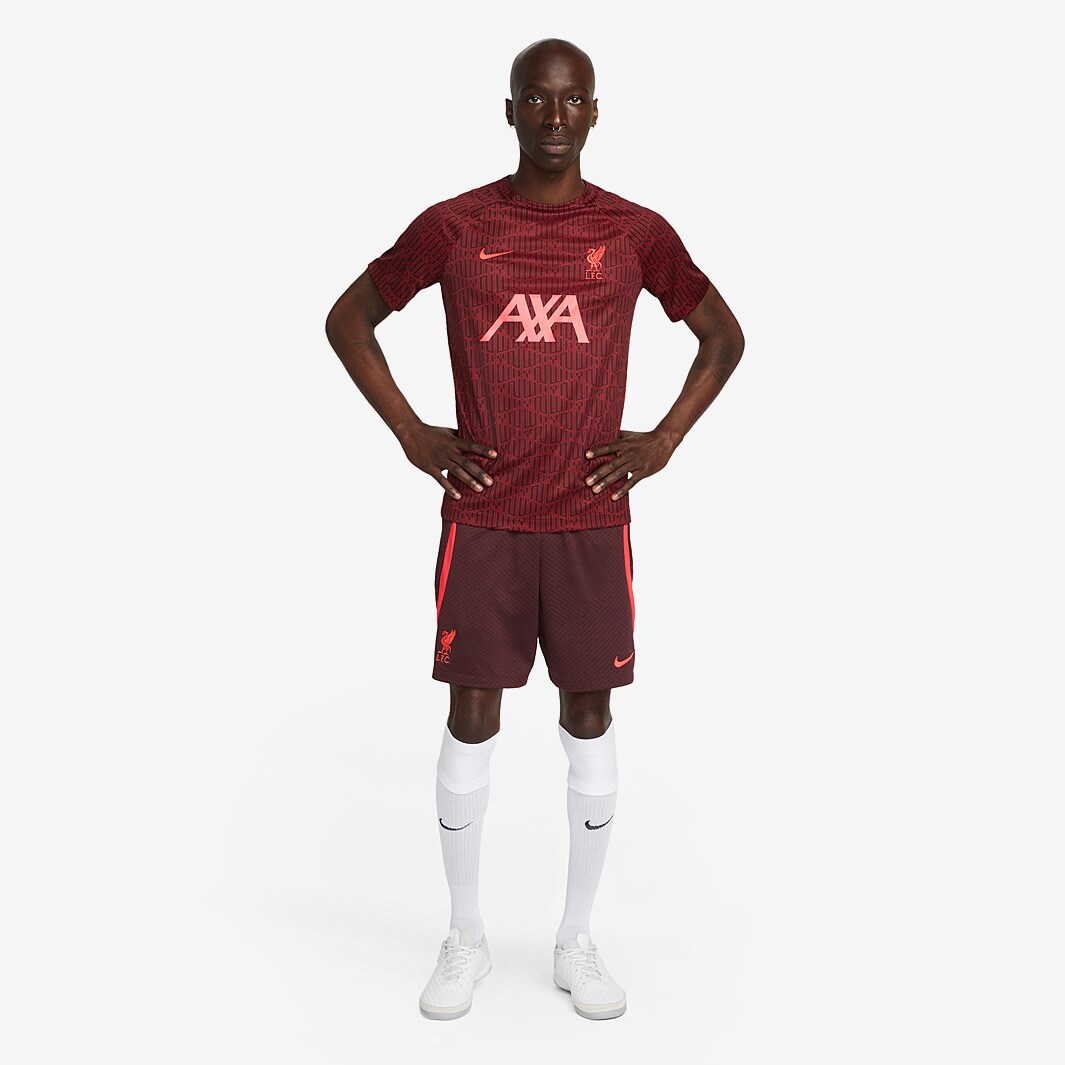 Nike Liverpool 22 23 Strike Short Burgundy Crush Siren Red Siren Red