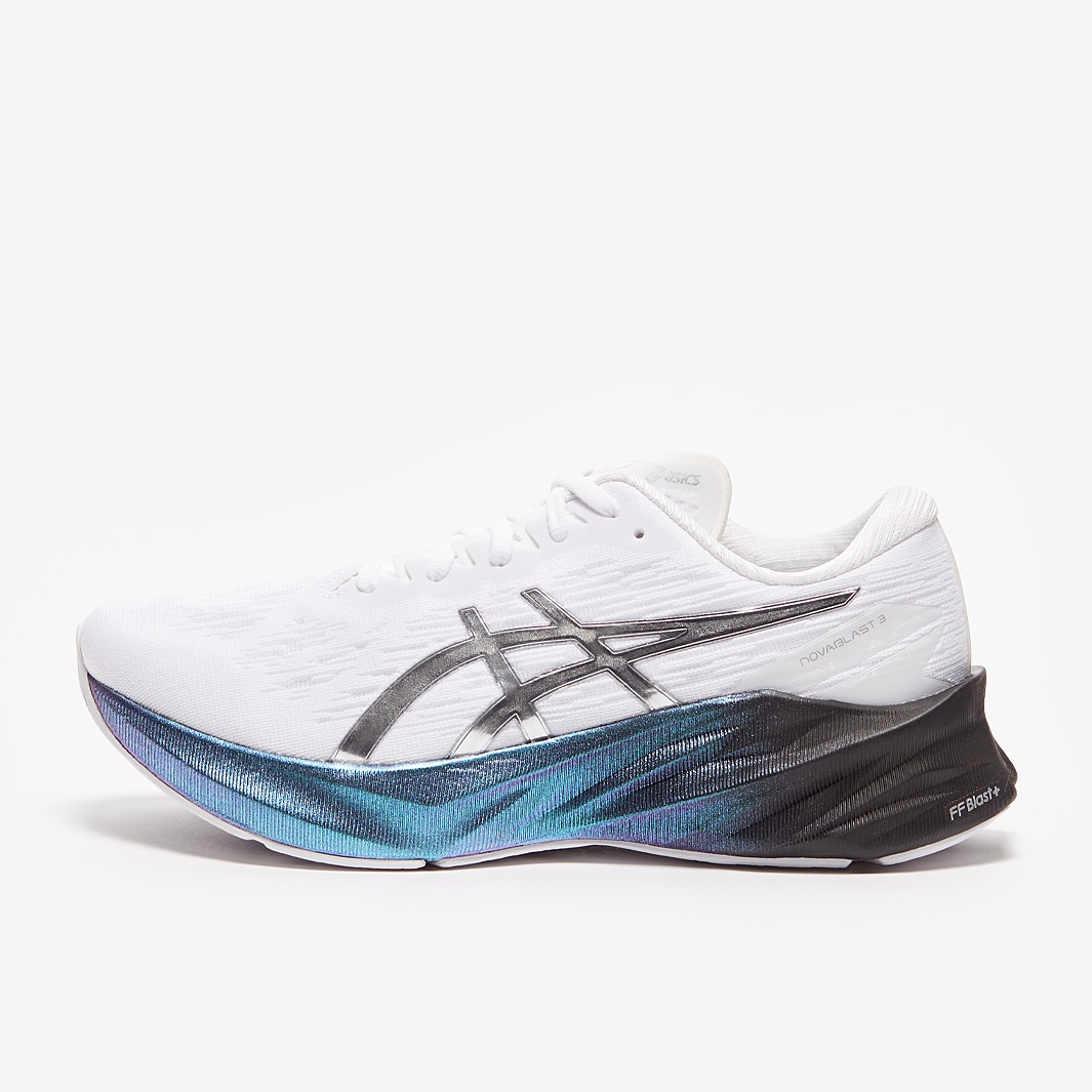 ASICS Novablast 3 Platinum - White/Pure Silver - Mens Shoes | Pro ...
