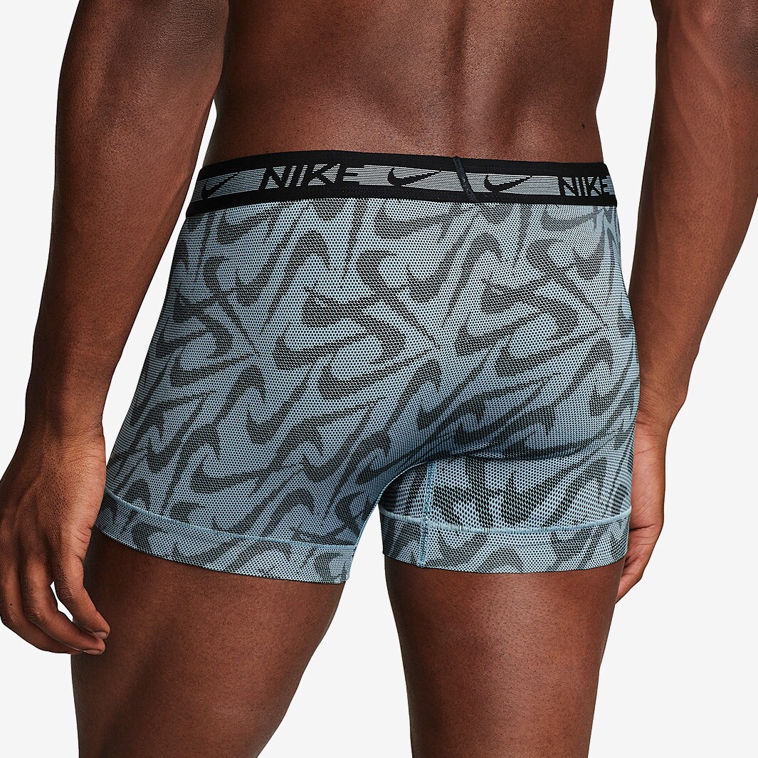 Nike Trunk 3 Pack - Worn Blue Geo Swoosh/Mystic Navy/Black - Mens ...