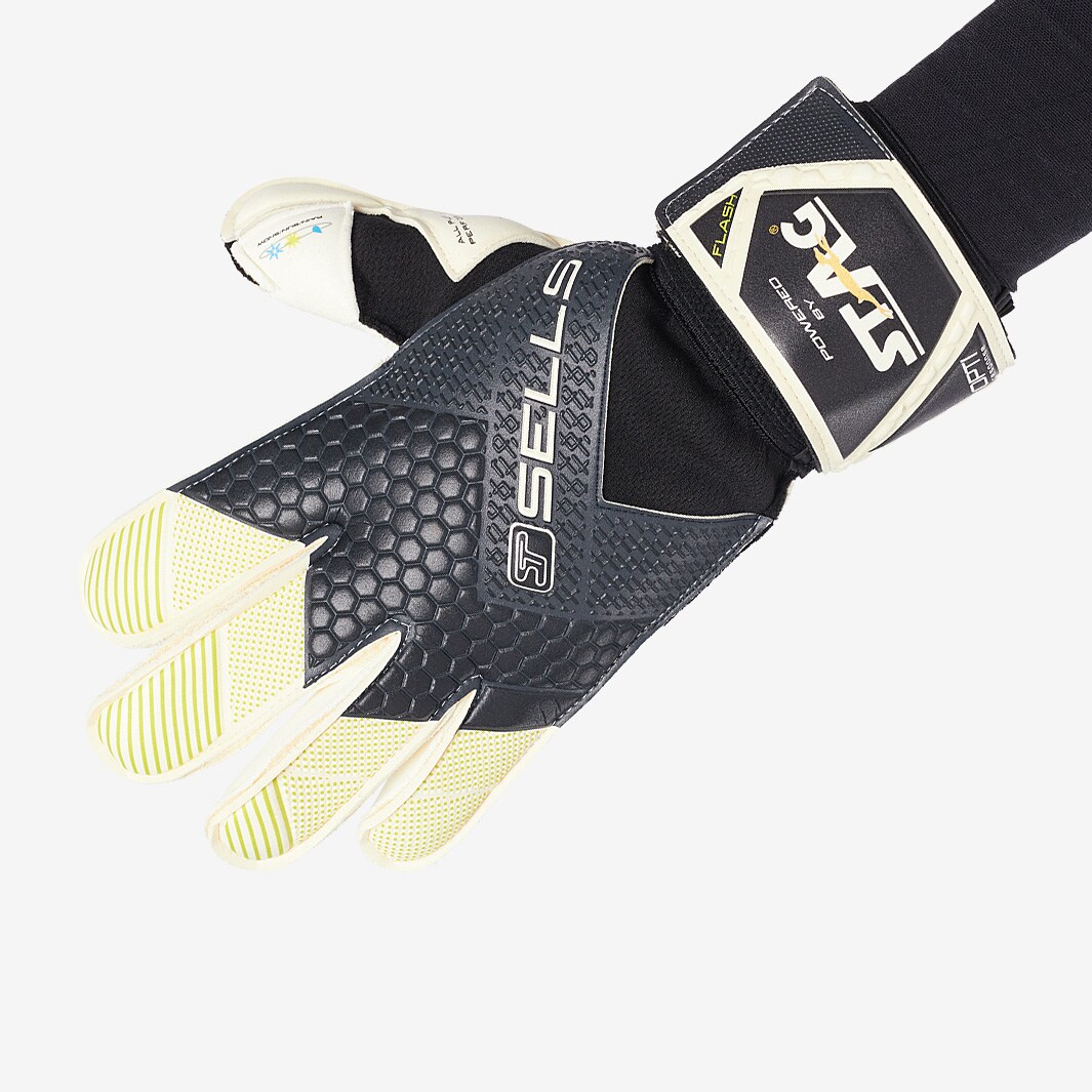Sells Wrap Flash Stag - White/Black/Red - Mens GK Gloves