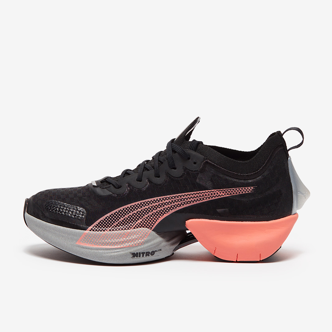 Puma Womens Fast-R Nitro Elite Carbon - Puma Black-Carnation Pink ...