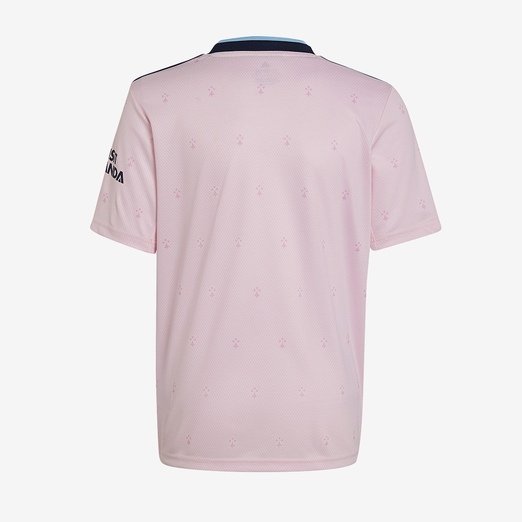 adidas Arsenal 22/23 Youths Third Shirt - Clear Pink - Boys Replica ...