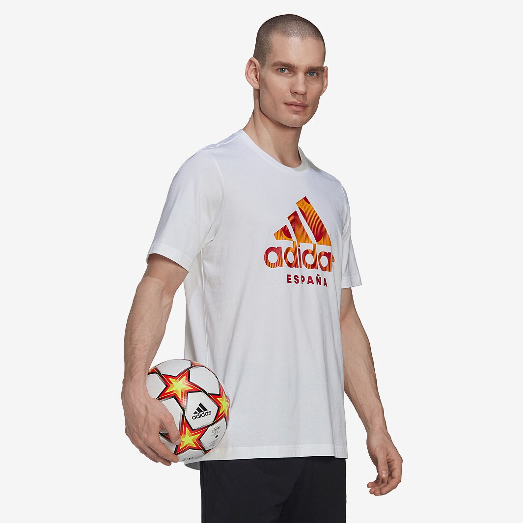 T-shirt adidas Espagne 2022 DNA GR - Blanc - Vêtements Officiels Homme ...