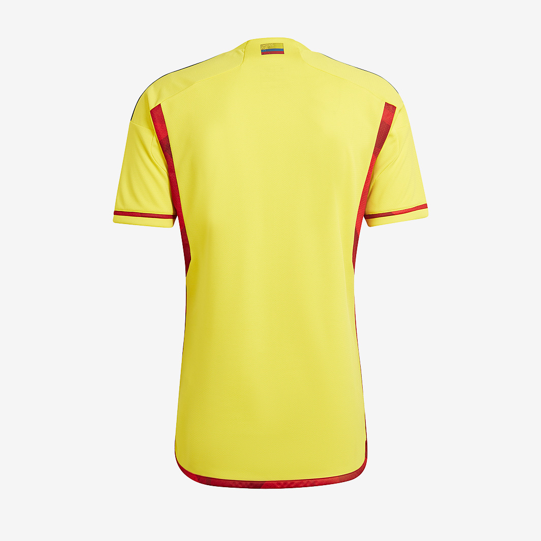 Camiseta adidas Colombia 2022 Primera equipación - Amarillo Fluor ...