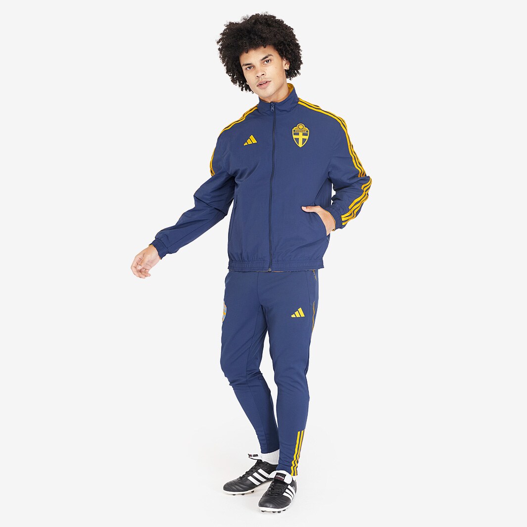 adidas Sweden 2022 Training Pant - Team Navy Blue/EQT Yellow - Mens ...