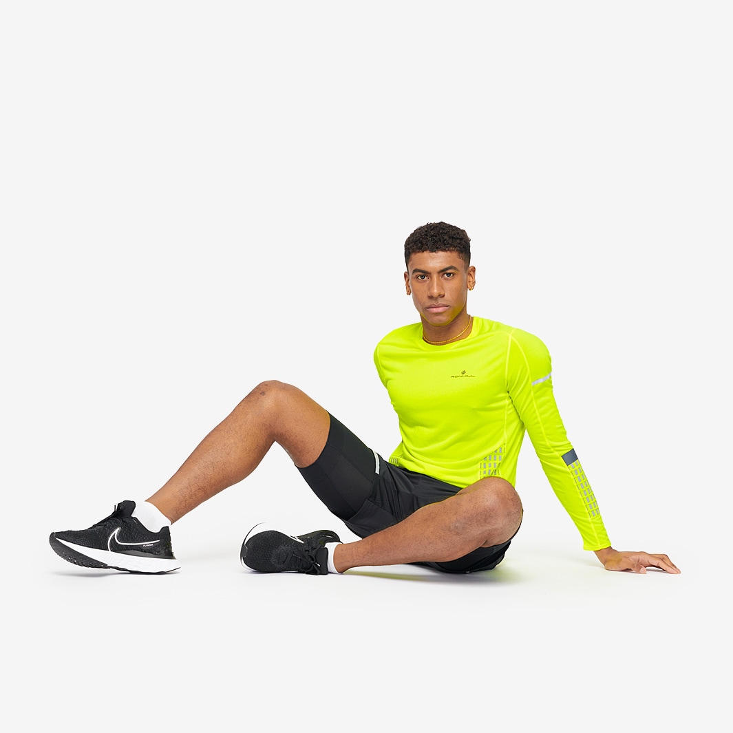 Ronhill Tech Afterhours Longsleeve T-Shirt - Admiral/Limestn/Rflct ...