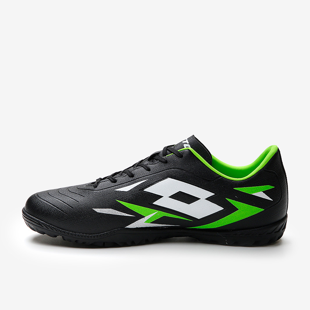 Lotto Solista 700 VI Turf - Noir/Blanc/Vert Printemps - Chaussures de ...