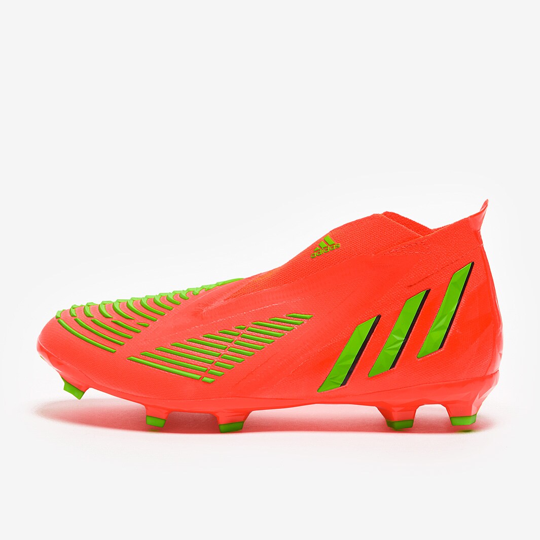 adidas Kids Predator Edge+ FG - Solar Red/Solar Green/Core Black ...
