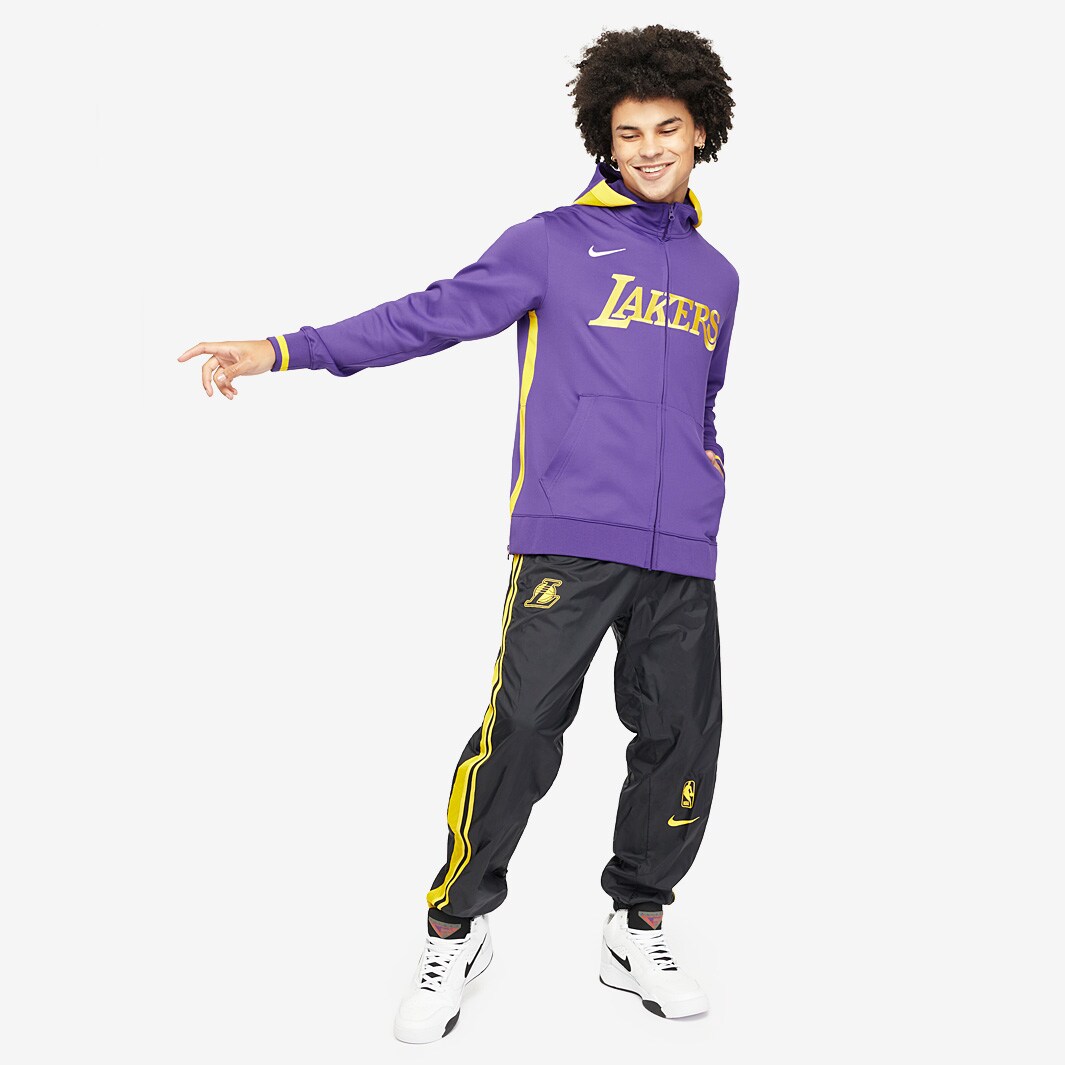Nike NBA Los Angeles Lakers Courtside Tracksuit Pants - Black/Amarillo ...