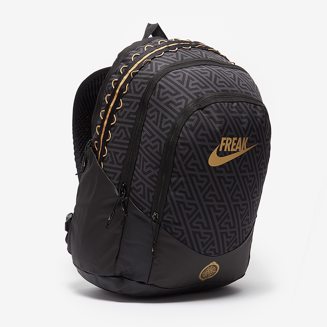 Nike Giannis Backpack - Black/Black/Metallic Gold - Bags & Luggage ...